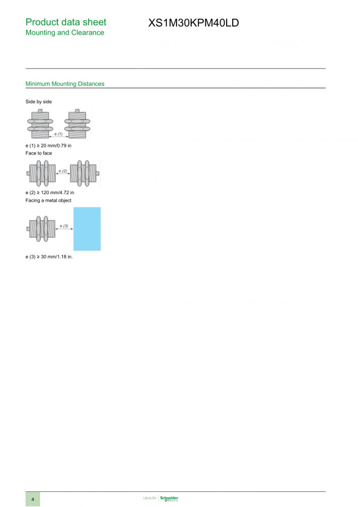 XS1M30KPM40LD technical document page 4