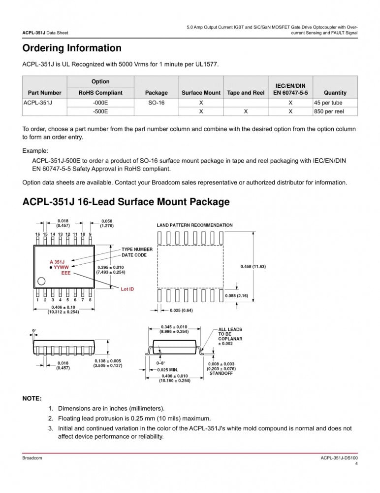 ACPL-351J datasheet page 4