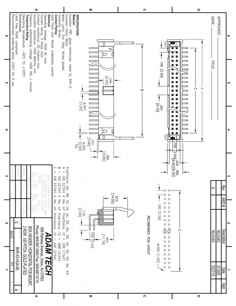 BHR-10-HUA-ML technical document preview