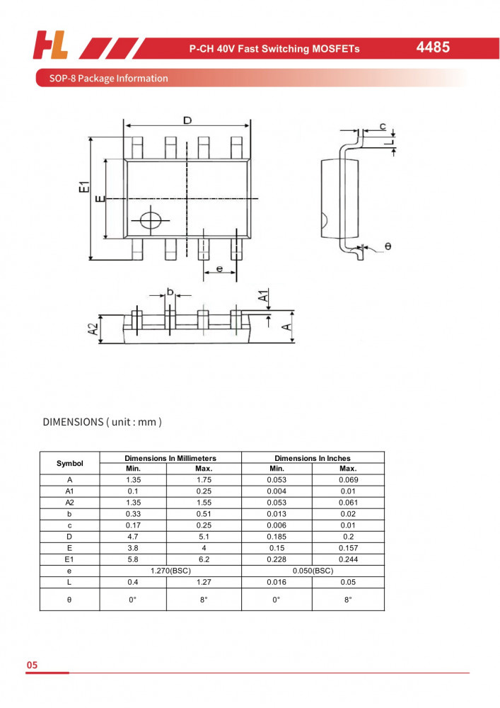 HL 4485 datasheet page 6