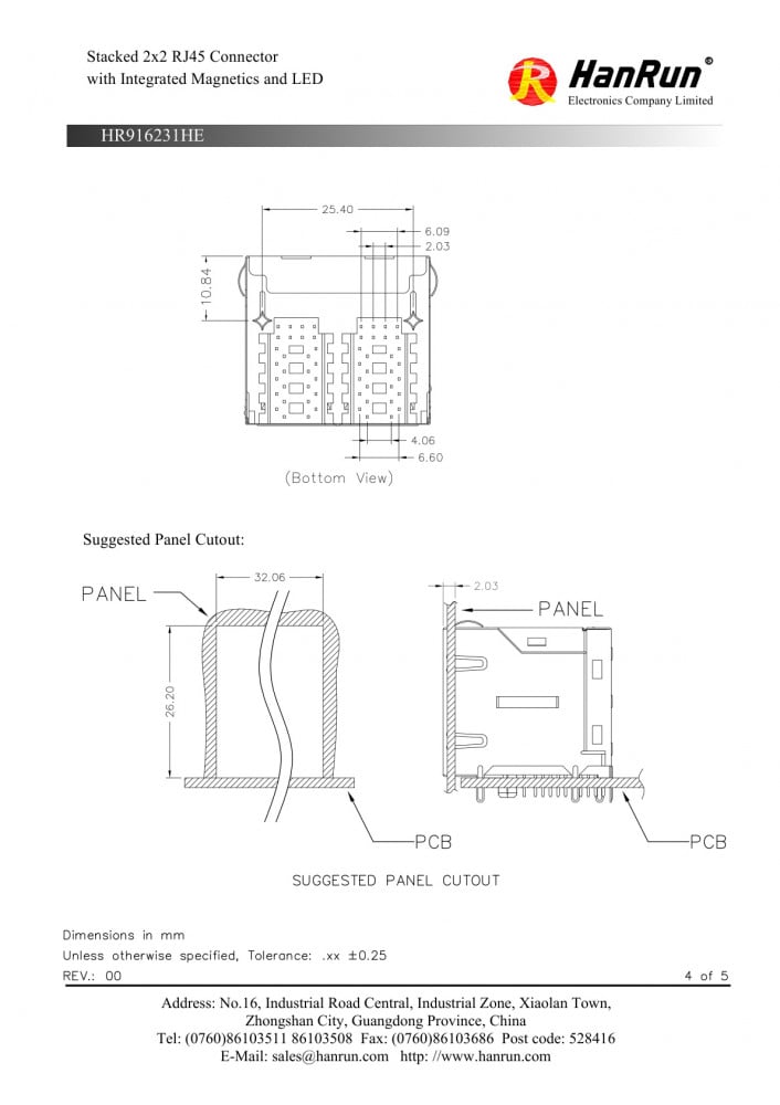 HR916231HE technical document page 4