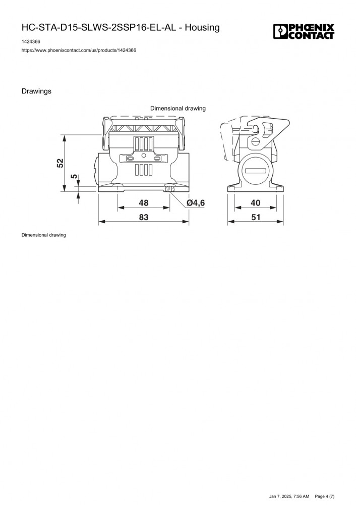 Phoenix Contact 1424366 product documentation page 4
