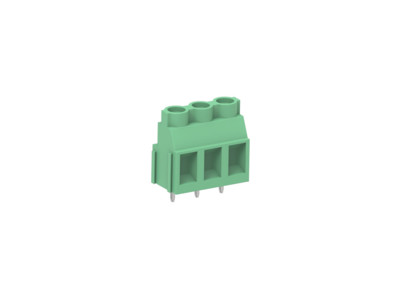 6.35mm Pitch Eurostyle Vertical Fixed Mount PCB Terminal Block, 3 Circuits for sale