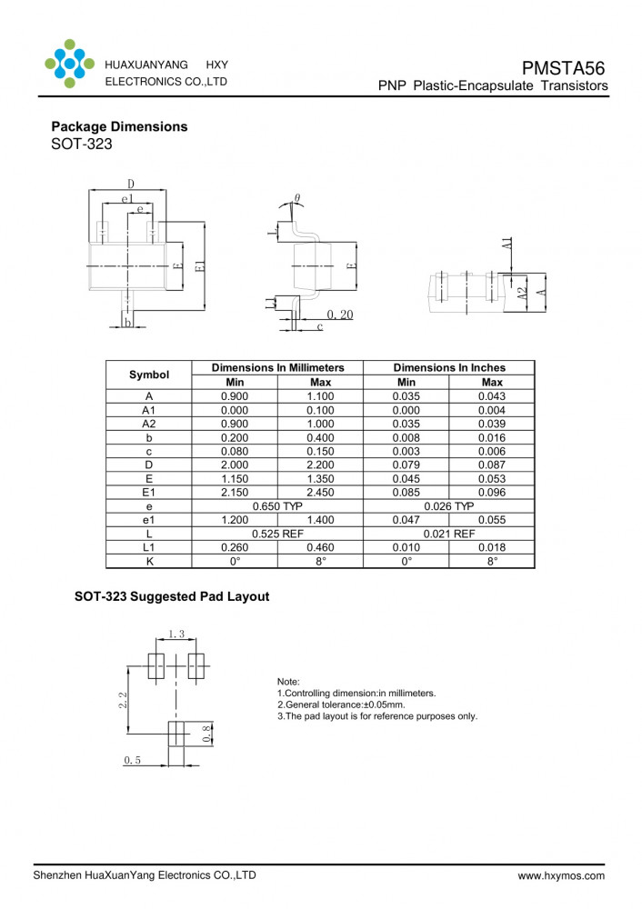 PMSTA56-HXY datasheet page 3