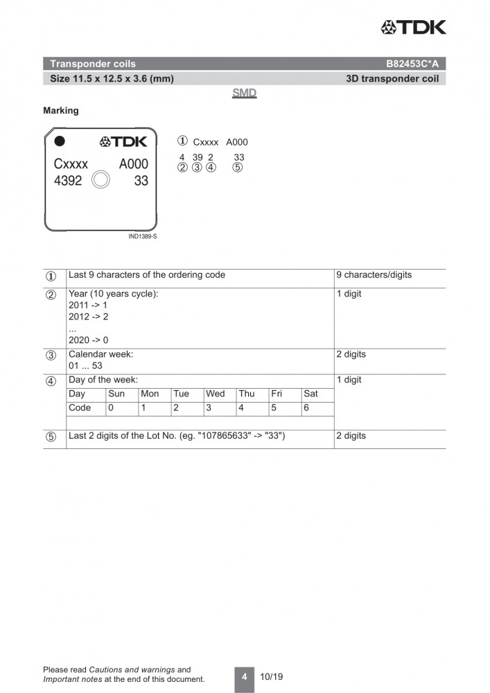 B82453C*A transponder coil document page 4