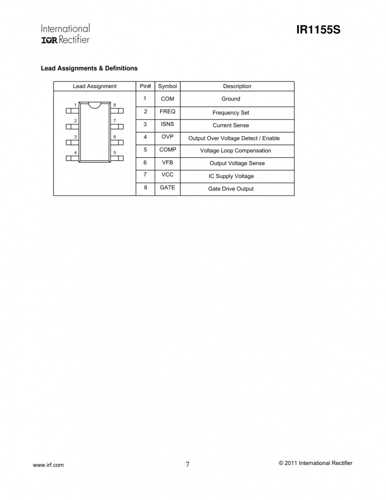 IR1155STRPBF datasheet page 7