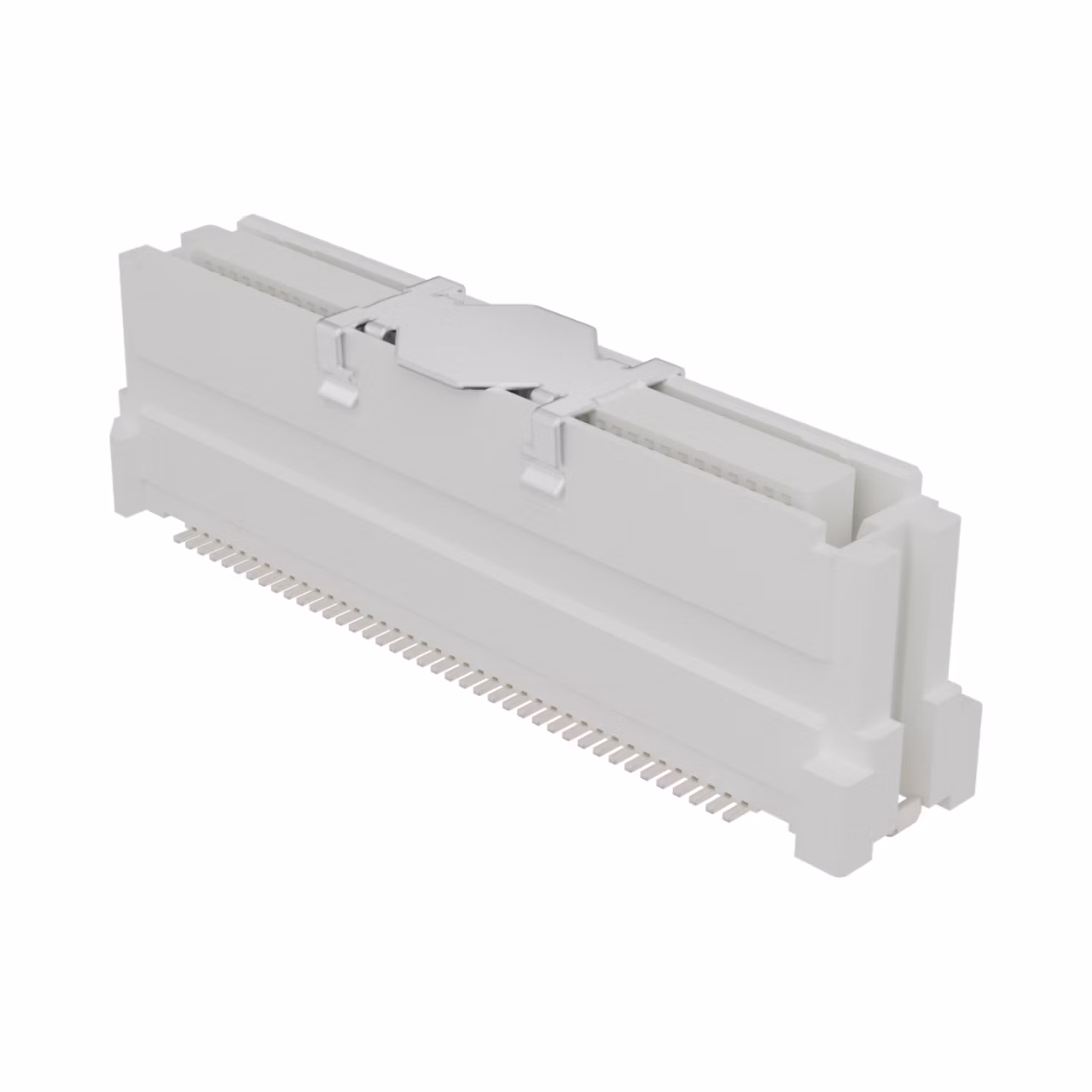 SlimStack Board-to-Board Connector, 0.635mm Pitch, 0.635 Series, Receptacle, 12.00 to 16.00mm Mated Height, 6.40mm Mated Width, with Vacuum Pick-Up Area, 80 Circuits for sale