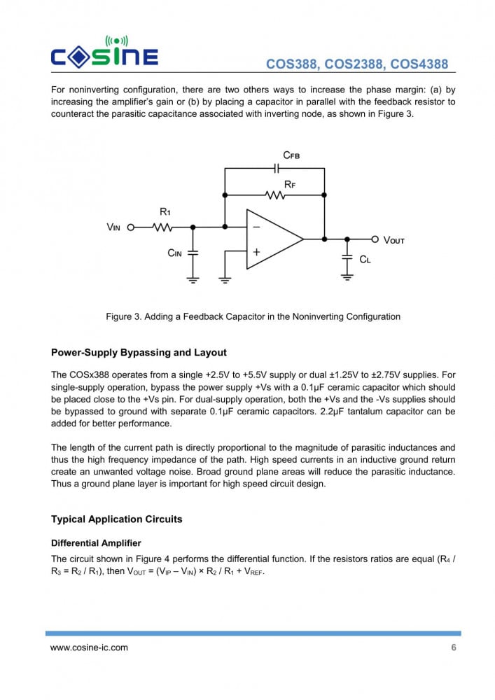 COS2388SRA datasheet page 6