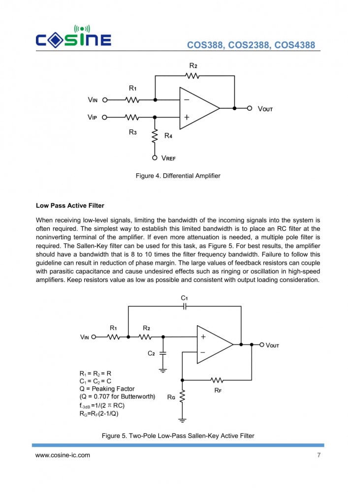 COS2388SRA datasheet page 7
