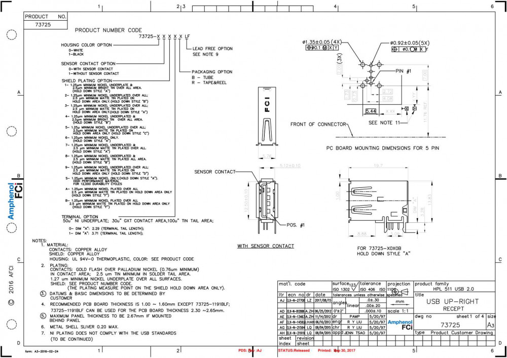 73725-1010BLF drawing page 1