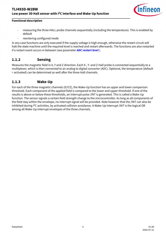 TLI493D-W2BW datasheet page 5
