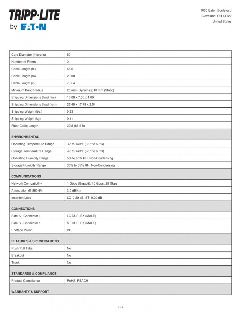 N518-20M technical document page 2