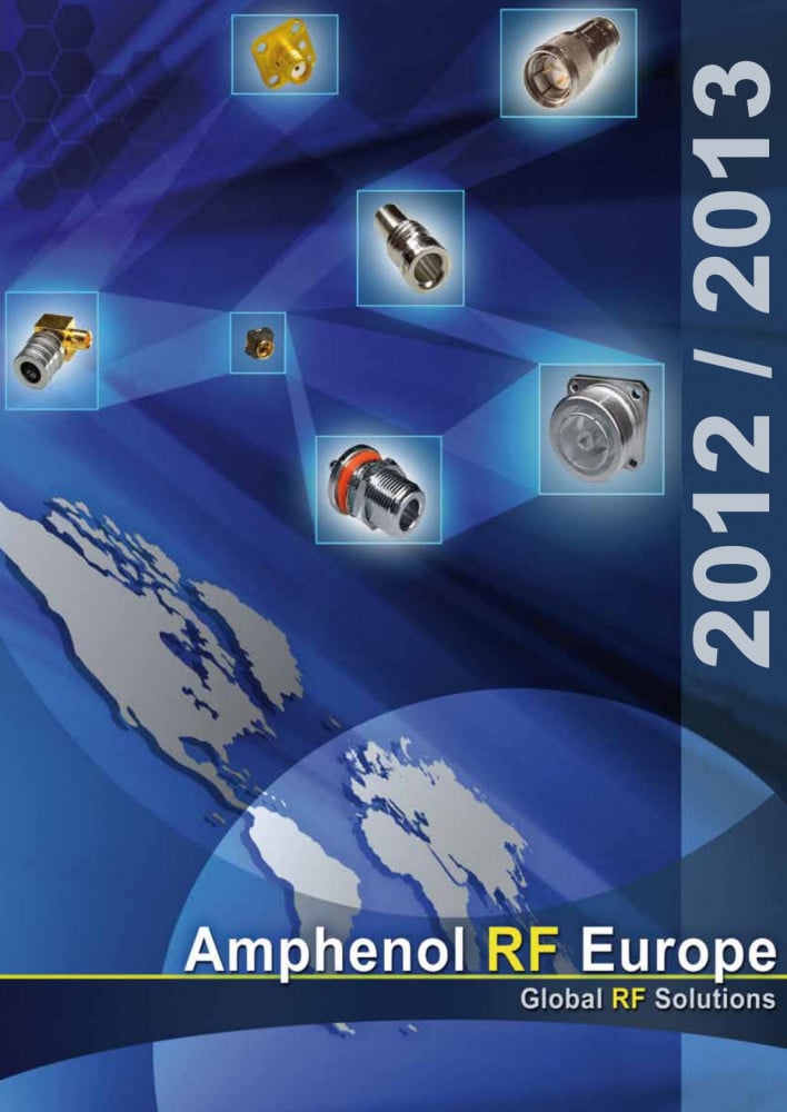 Amphenol RF catalogue page 1