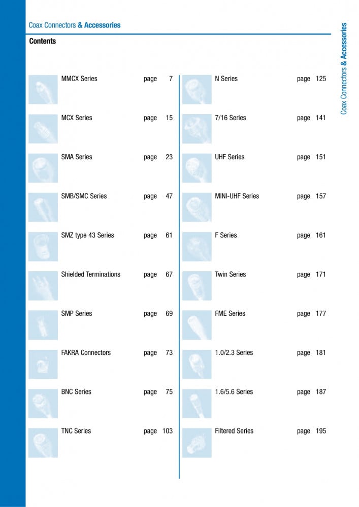 Amphenol RF catalogue page 6