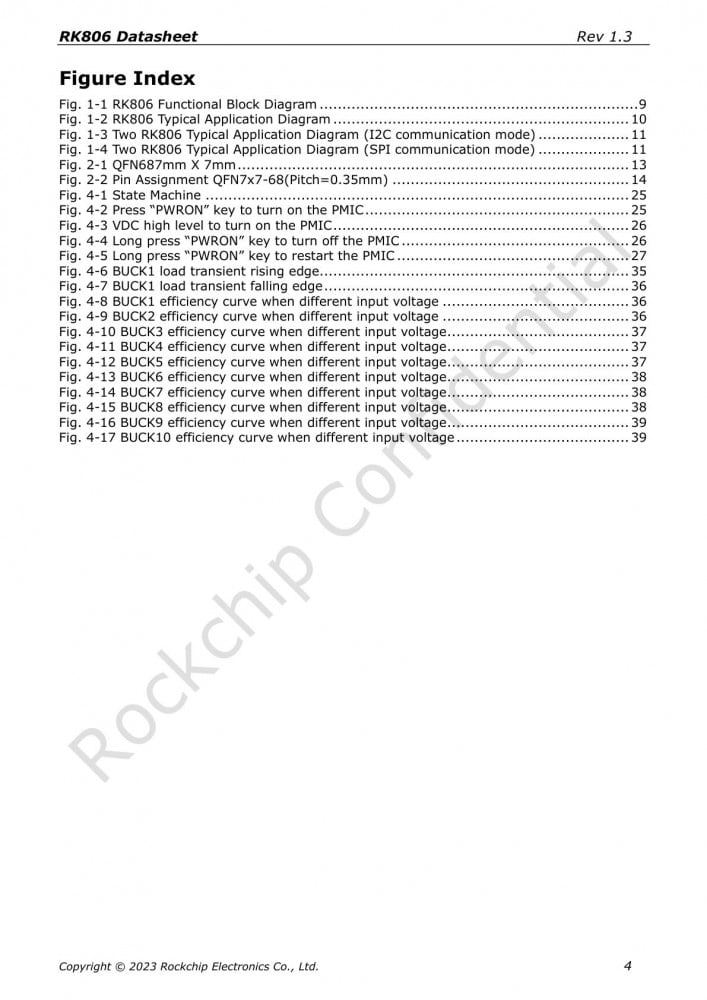 RK806 datasheet page 4