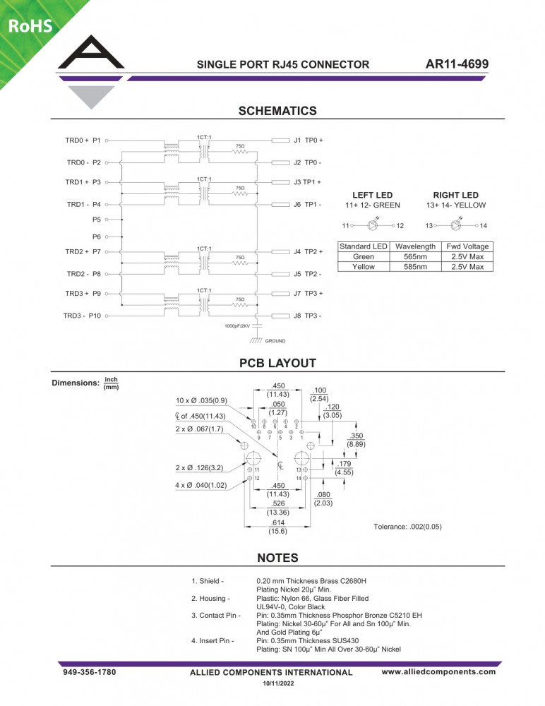 AR11-4699 technical document, page 2