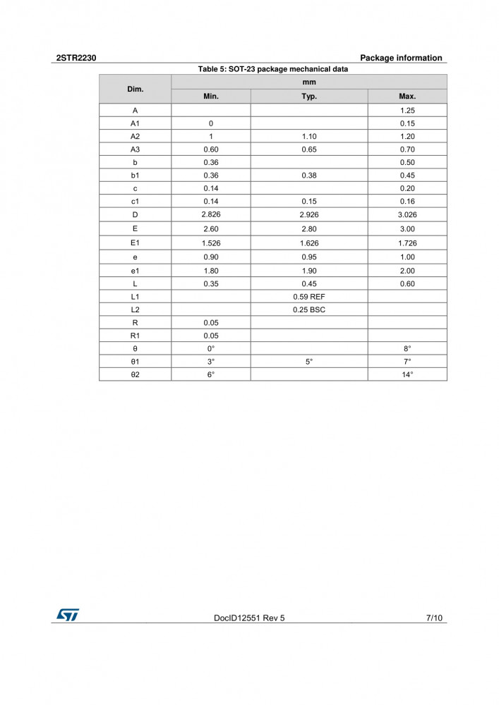 2STR2230 datasheet page 7