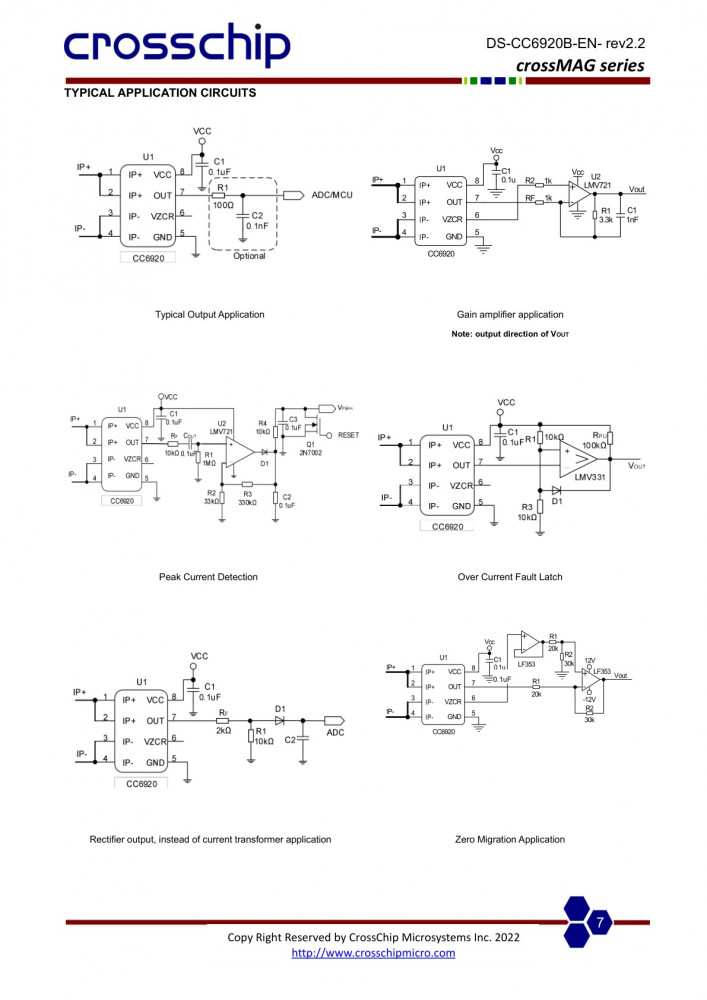 CC6920B datasheet page 7
