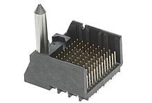 Impact 100 Ohm 4 Pair Vertical Backplane Header, Left Guided, Open Endwall, 8 Columns, 96 Circuits, Pin Length 4.90mm, Plated Through Hole Dimension 0.39mm, Lead-Free for sale