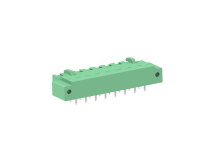 5.08mm Pitch Eurostyle Horizontal PC Board Plug, with Retention Ends, 7 Circuits