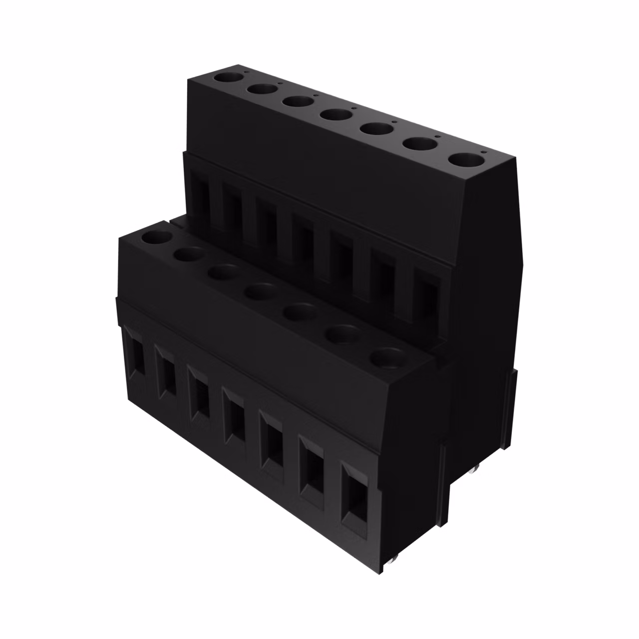 5.08mm Pitch Beau Eurostyle High Profile, Two Level Terminal Block, Modular, 14 Circuits for sale