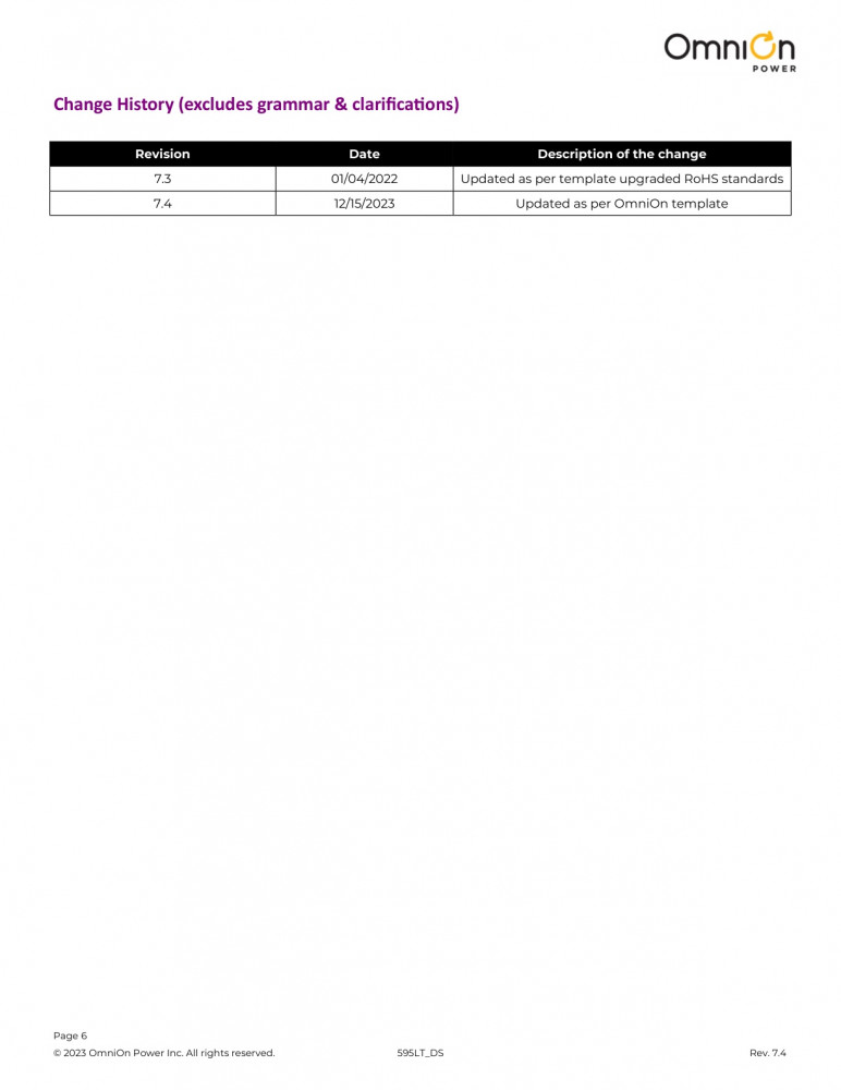 595LT Series document image, page 6