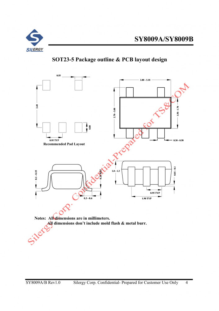 SY8009 datasheet page 4