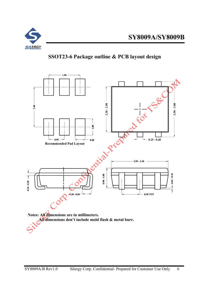 SY8009 datasheet page 6