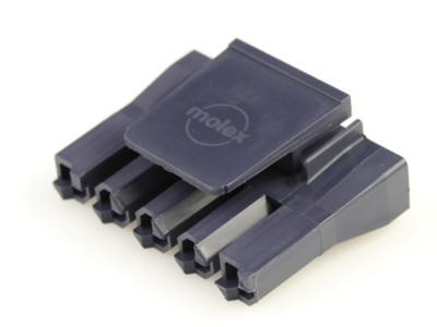 Micro-Fit BMI Receptacle Housing, Single Row, Panel Mount, 12 Circuits, Nylon, UL 94V-0