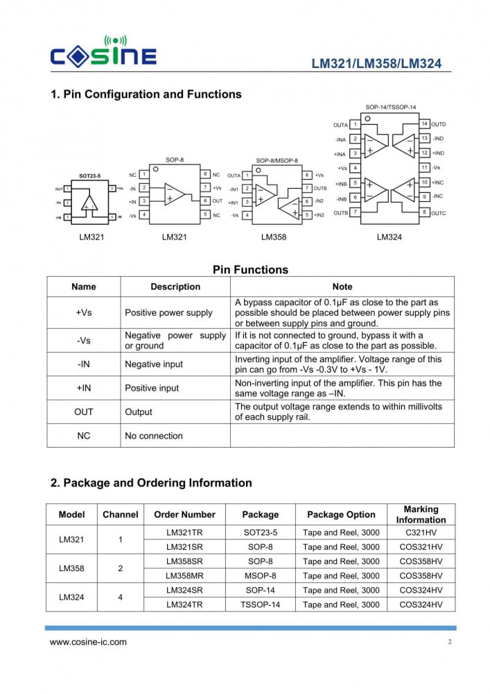 LM324SR datasheet page 2