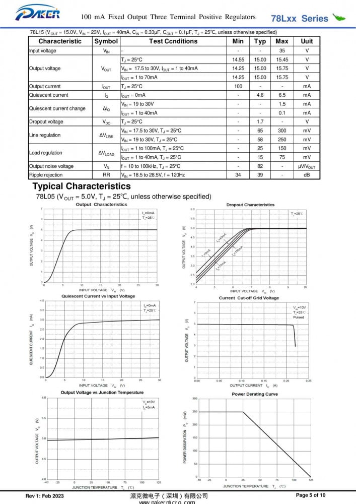 78L06 datasheet page 5