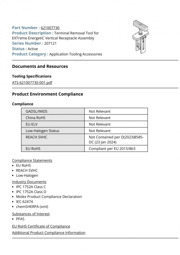621007730 tooling documentation preview, image 1
