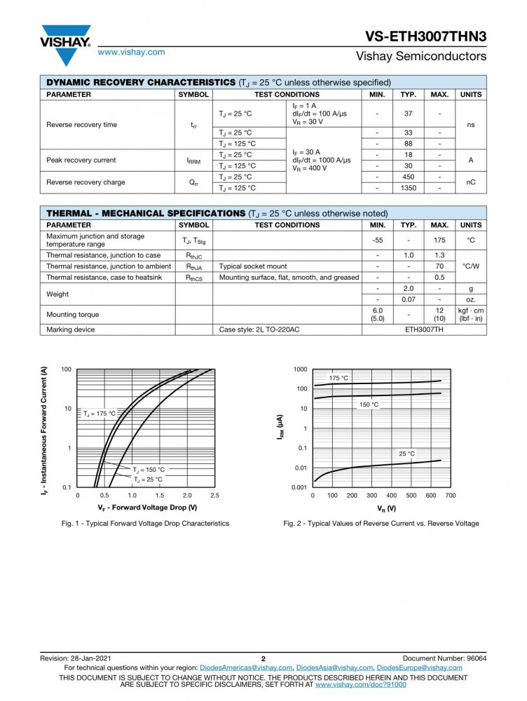 VS-ETH3007THN3 datasheet preview, page 2