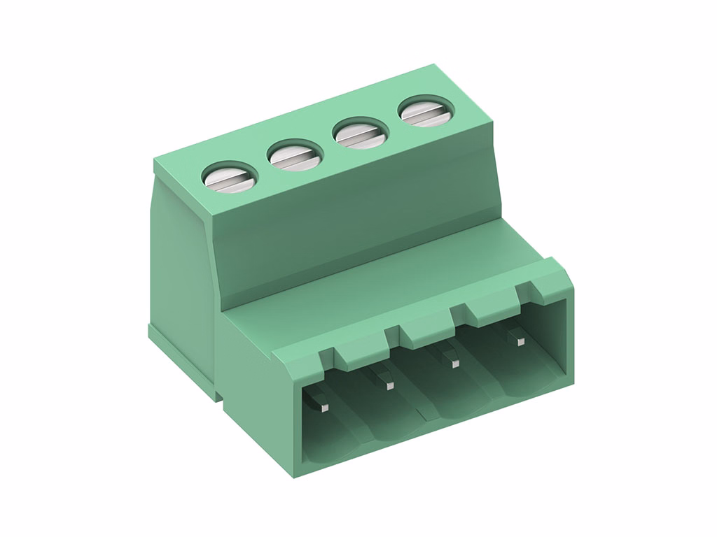 5.08mm Pitch Eurostyle Horizontal Plug, Double Wire, with Retention Ends, 4 Circuits