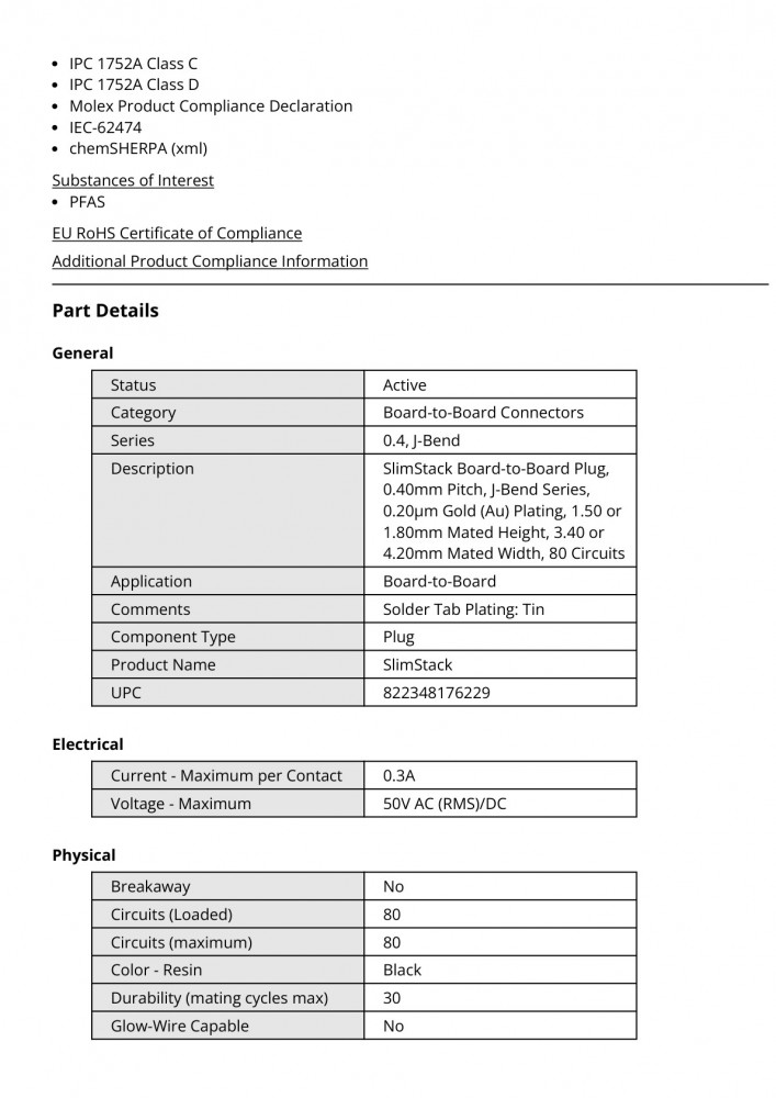 MOLEX 559090874 document page 2