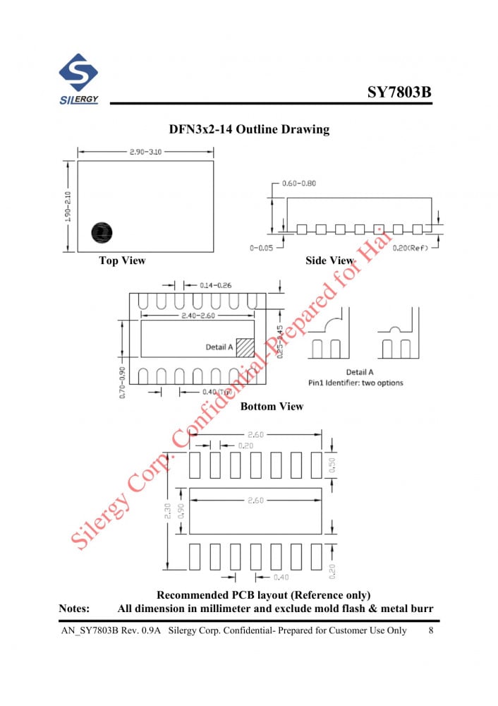 SY7803BDUC datasheet page 8