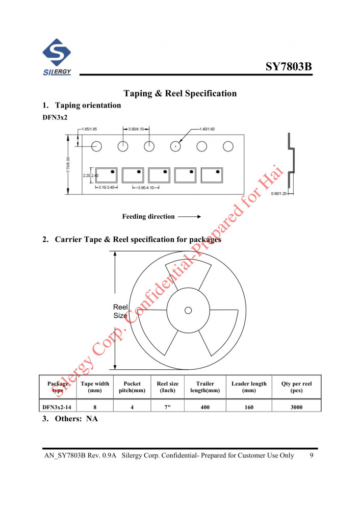 SY7803BDUC datasheet page 9