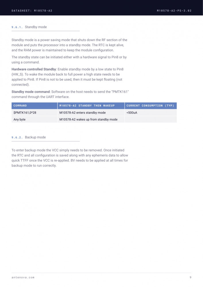 M10578-A2 datasheet page 10