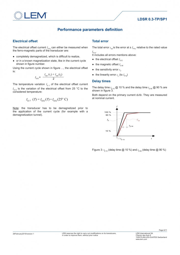 LDSR 0.3-TP/SP1 datasheet page 6
