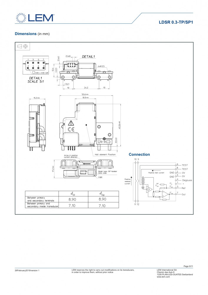 LDSR 0.3-TP/SP1 datasheet page 9
