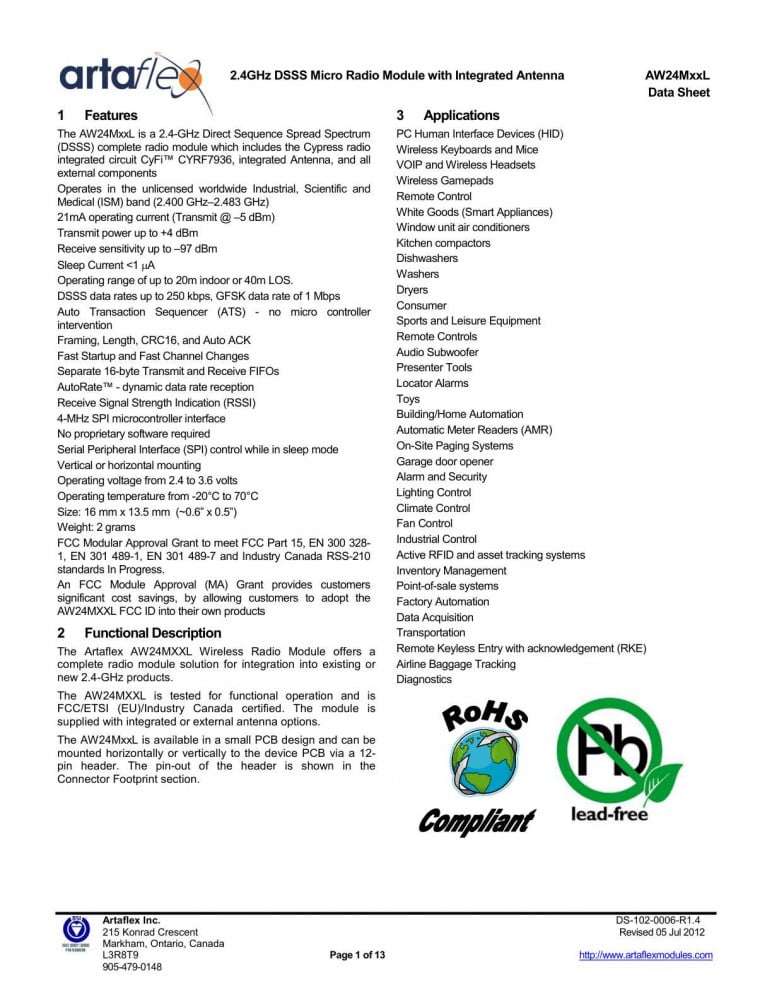 AW24MCHL-H2 document page 1