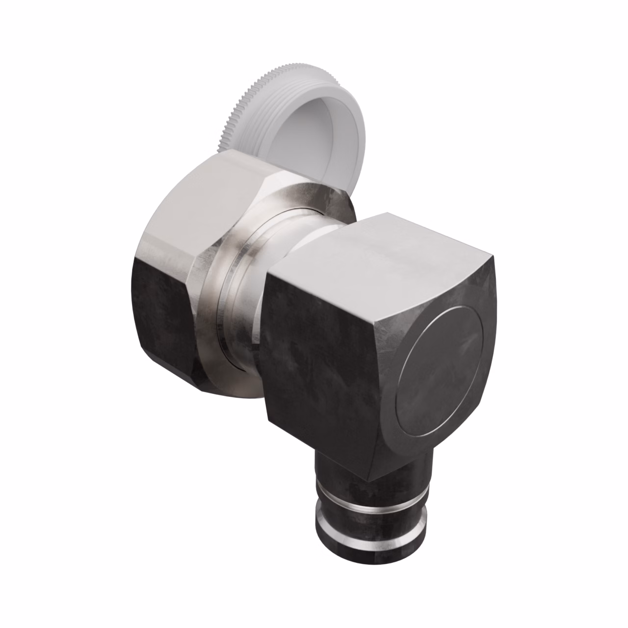 DIN 7/16 Plug, Right-Angle, Solder, for 1/2
