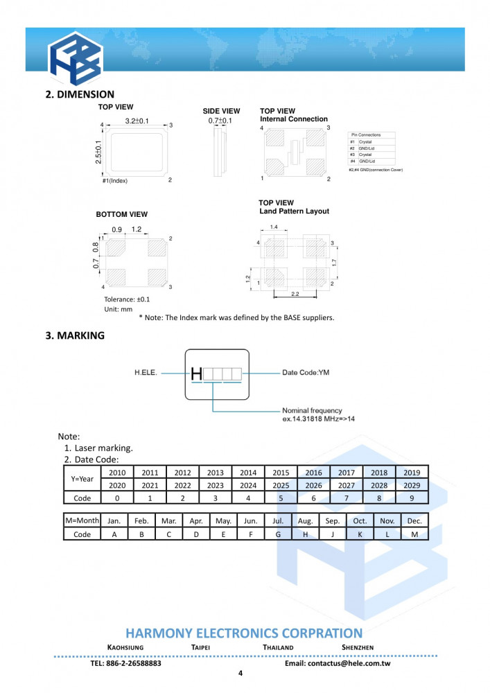 HELE X3S050000FK1H datasheet page 5