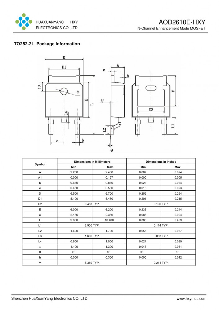 AOD2610E-HXY datasheet page 5