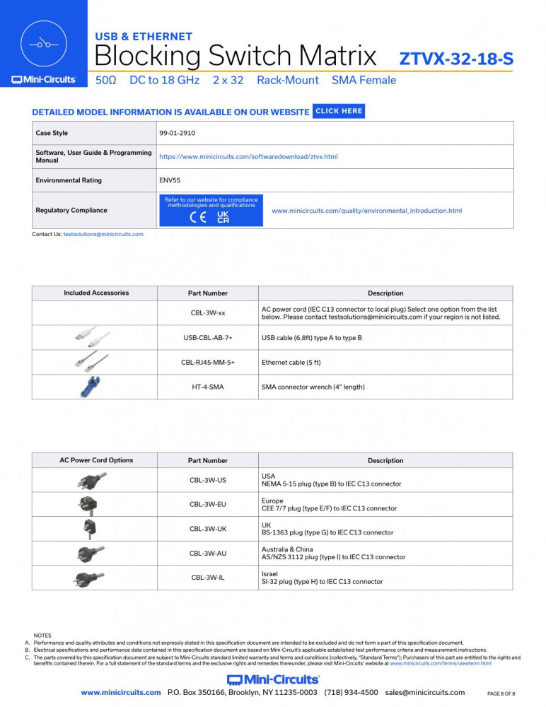 ZTVX-32-18-S technical document page 8