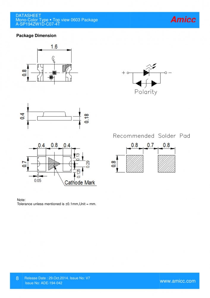 A-SP194ZW1D-C07-4T approval sheet page 8