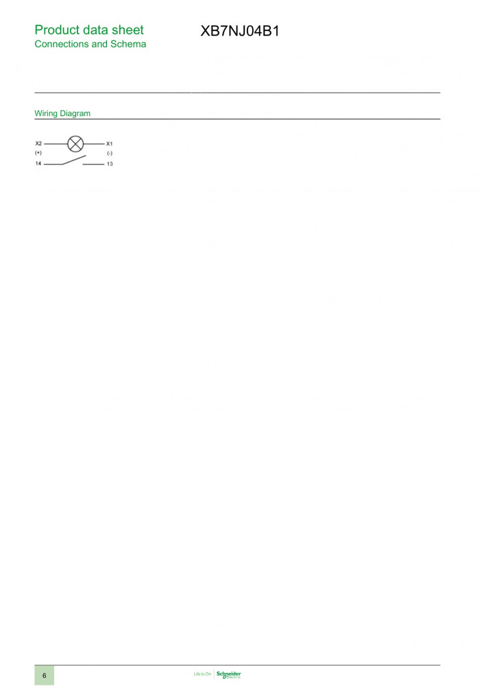 XB7NJ04B1 technical document page 6