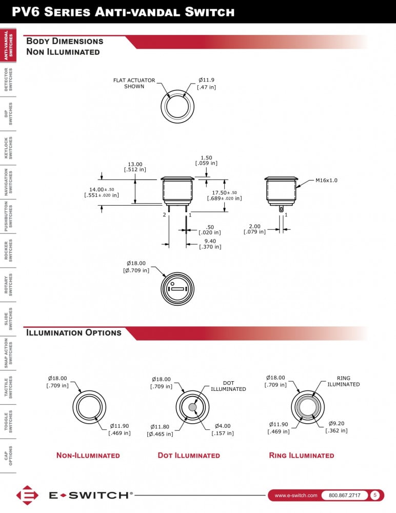 PV6 series datasheet page 5