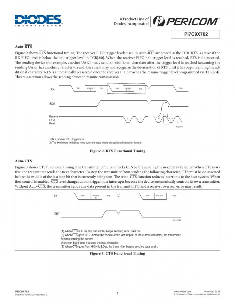 PI7C9X762 document page 7