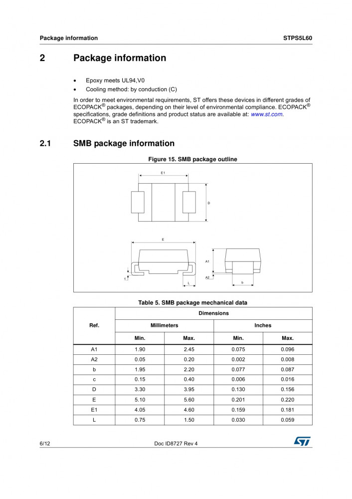 STPS5L60 datasheet page 6